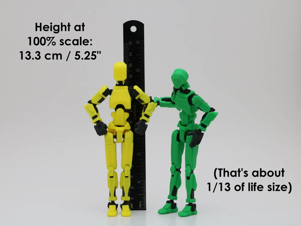 Dummy 13 – versão 1.0! por Lucky 13 Toys MakerWorld: Baixe modelos 3D ...