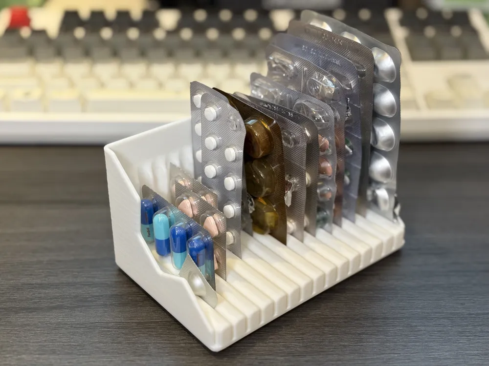 Medicine Blister Pack Storage Box (15 plates) by hyc_minions MakerWorld ...