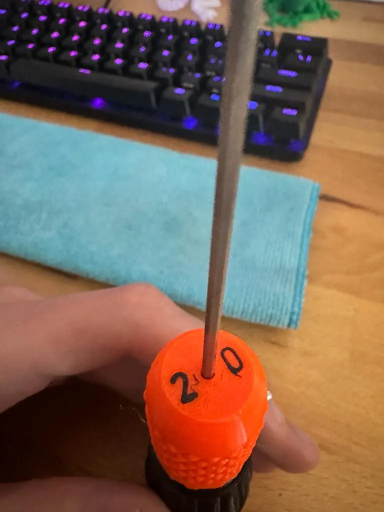 Two Color KeyLock and Cap for Allen key handles Remixed by giacomo ...