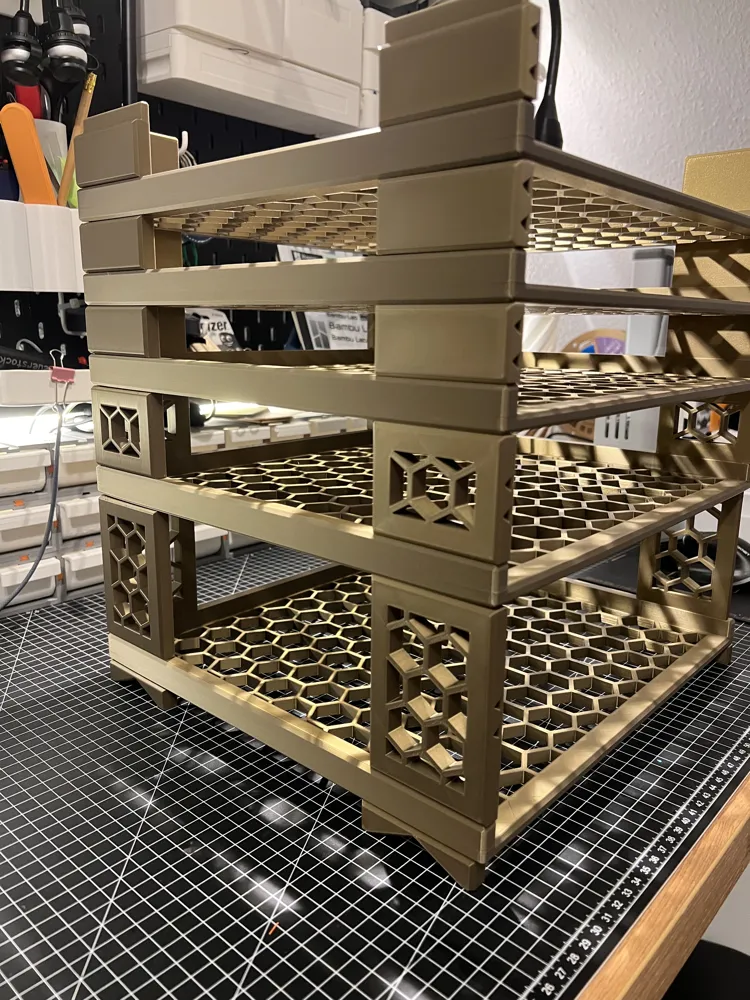Modular Shelf for Laser and Cutter Material - Free 3D Print Model ...