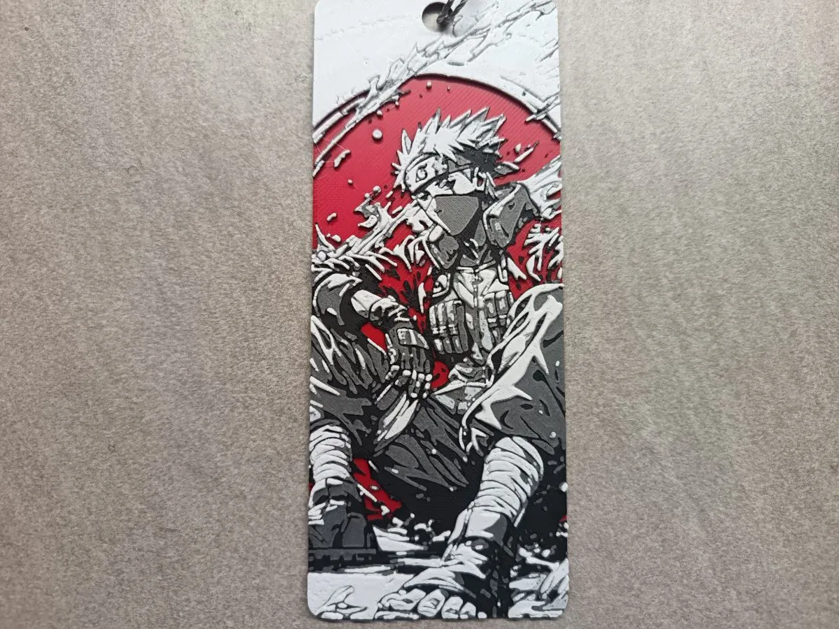 Kakashi Hatake Bookmark -Naruto - Free 3D Print Model - MakerWorld