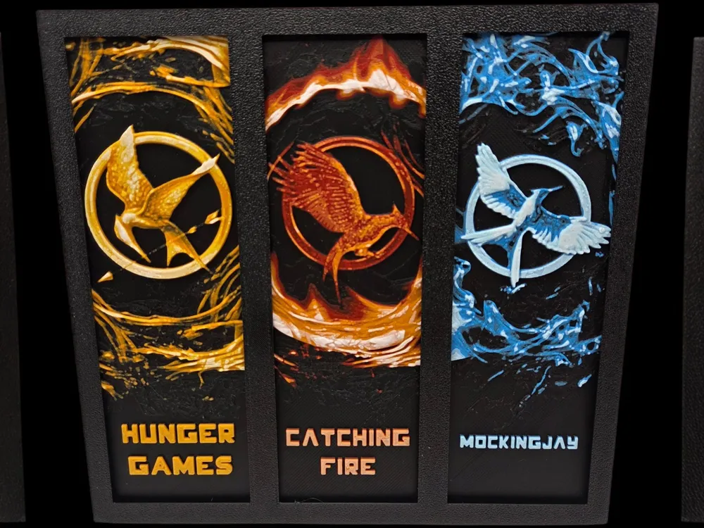 Hunger Games 50mm x 150mm Bookmark - Free 3D Print Model - MakerWorld
