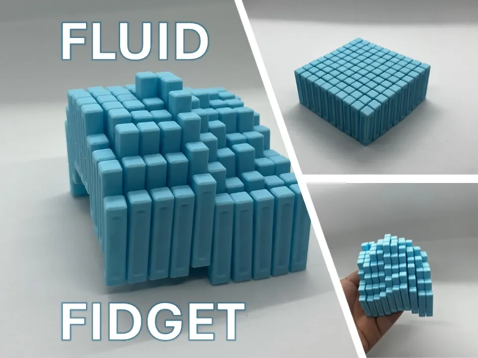 Fluid fidget tiles - Free 3D Print Model - MakerWorld