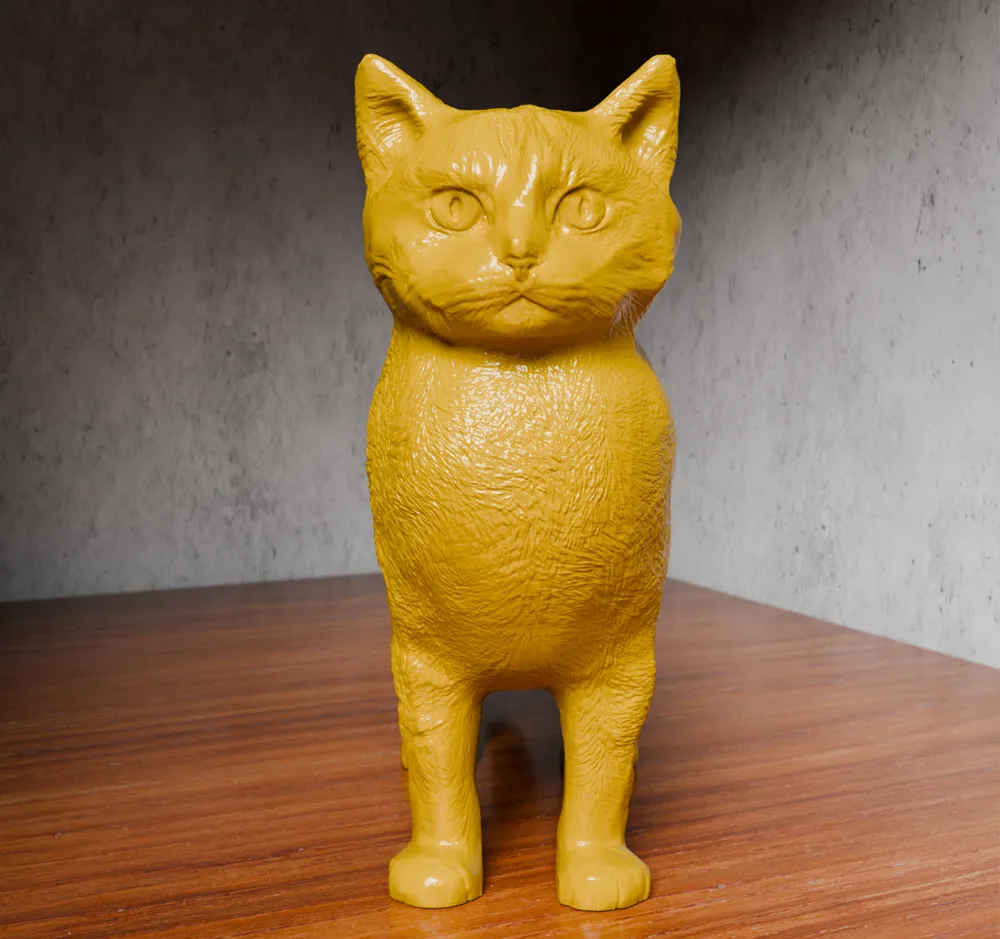 Standing cat (high detail) by Budahazi_Design - MakerWorld