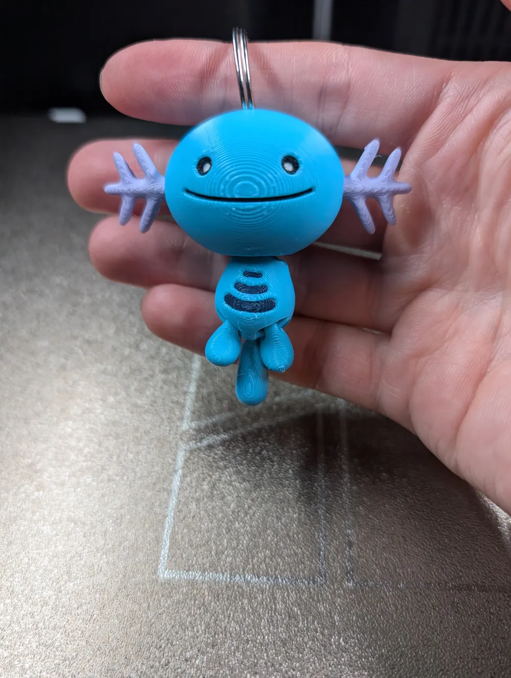 Flexi Wooper Keychain by Bruddz MakerWorld: Download Free 3D Models
