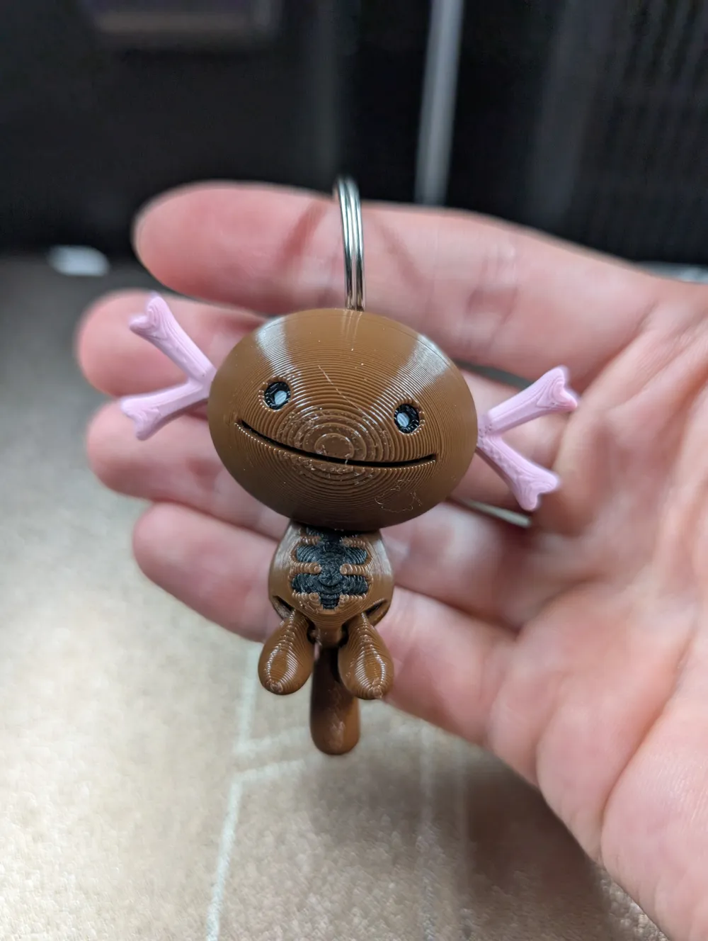 Flexi Wooper Keychain - Free 3D Print Model - MakerWorld