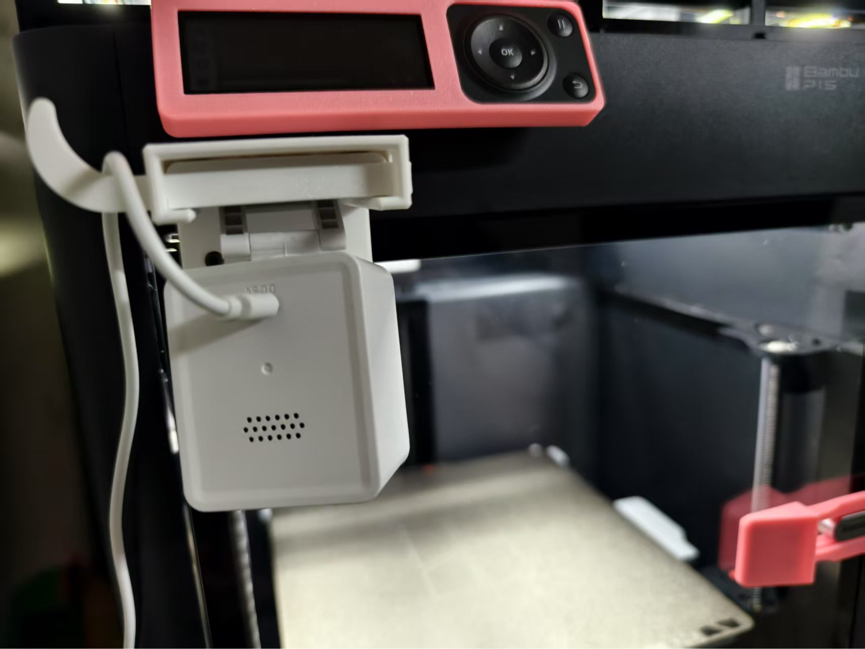 P1S Glass Door Camera Mount by kitty喵喵 MakerWorld: Download Free 3D Models