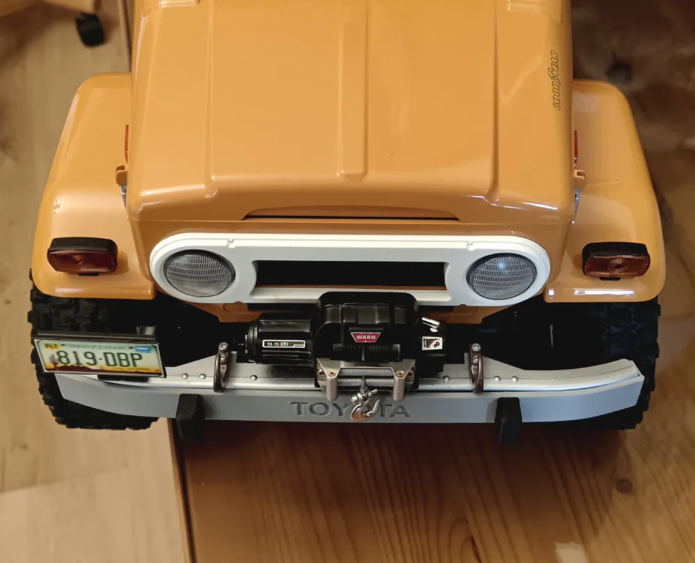 FMS TOYOTA FJ40 FRONT BUMPER WITH BUMPER GUARDS - Free 3D Print Model ...
