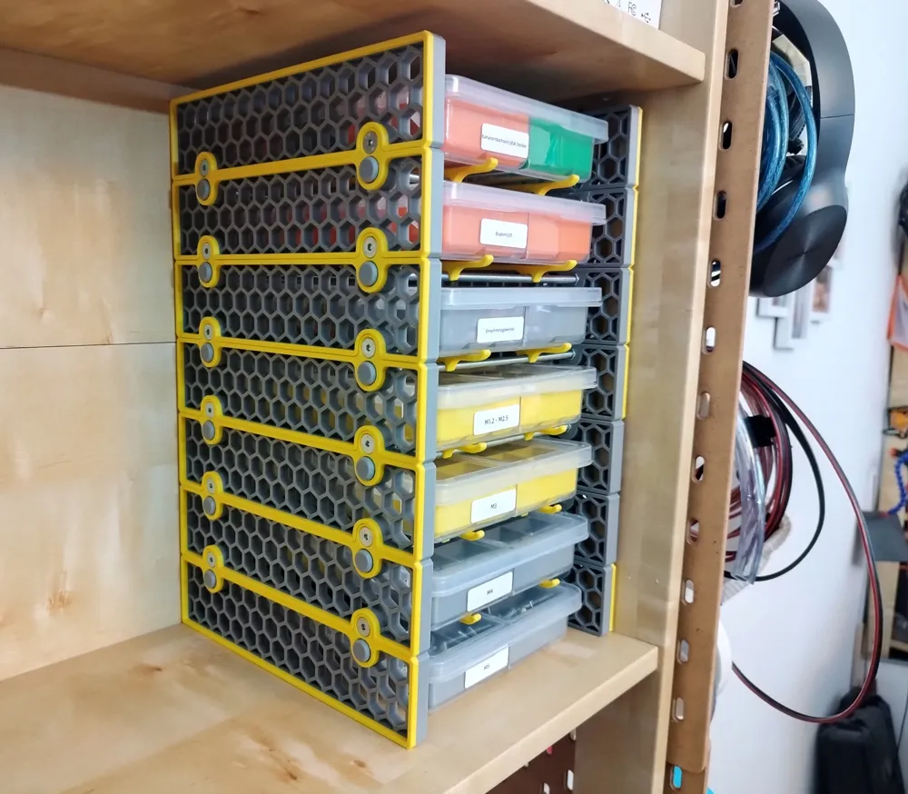 sturdy shelf for Werckmann organizer boxes by LucMeister - MakerWorld
