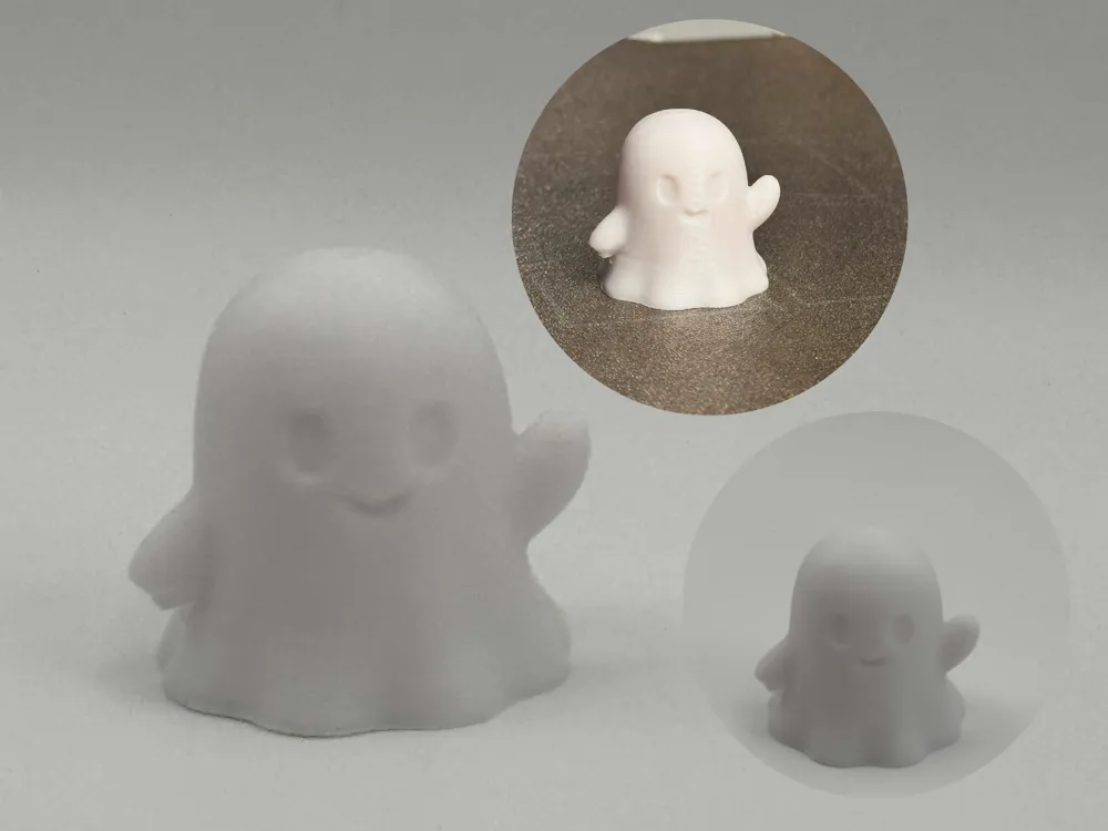 Chibi Halloween Ghost – cute smiling phantom - Free 3D Print Model ...