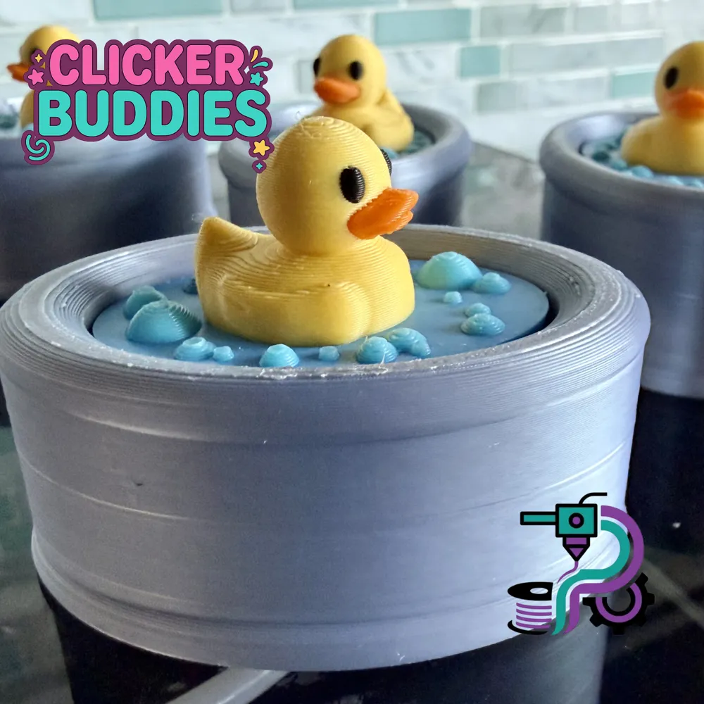 Rubber Duckie Clicker Printz N Play - Free 3D Print Model - MakerWorld