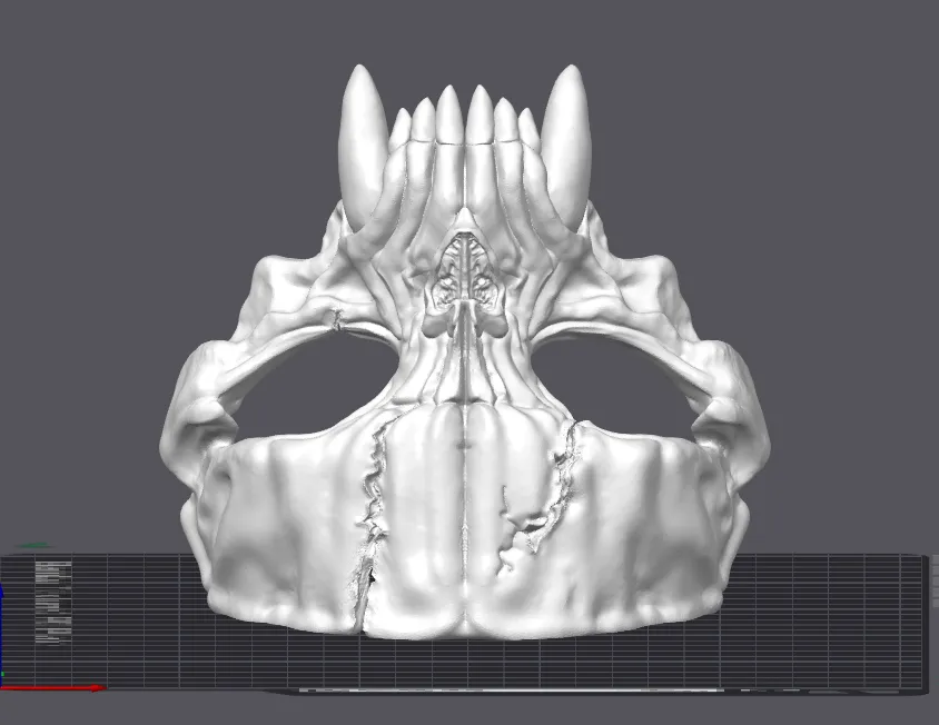 Skull Mask by ONI.FORGE MakerWorld: Download Free 3D Models