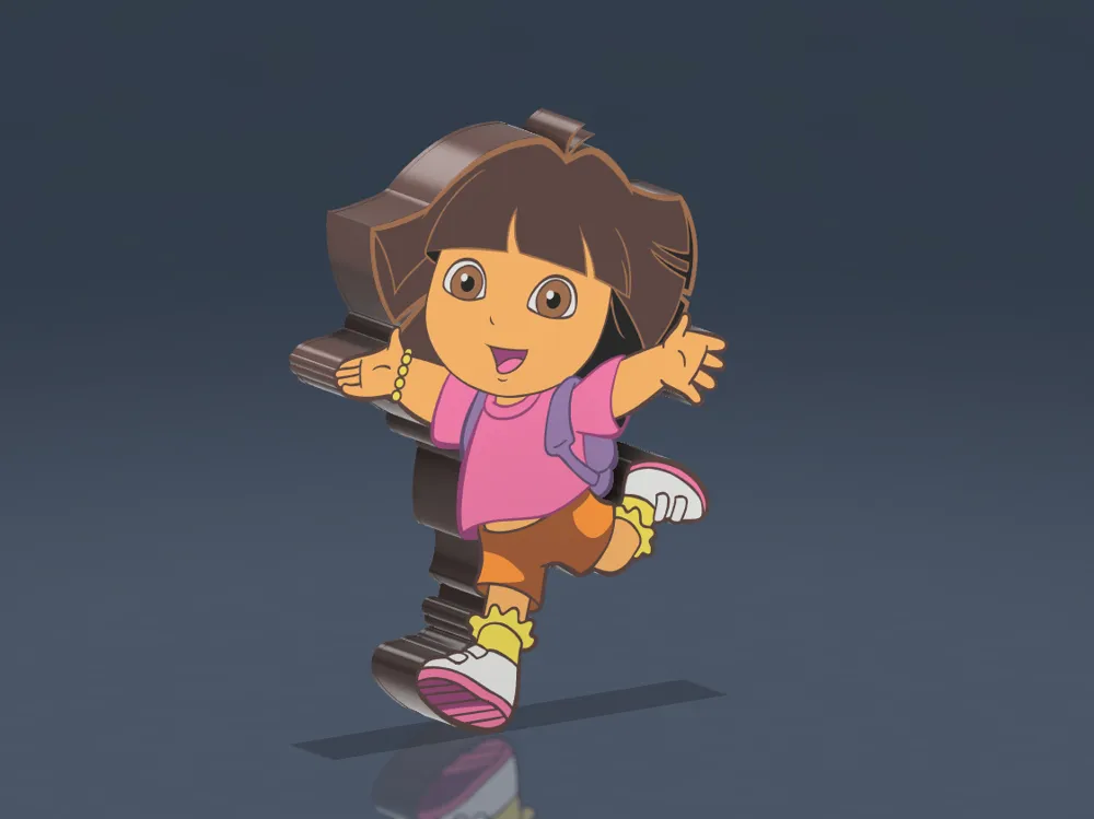 Dora the Explorer Lightbox by Sitsero - MakerWorld