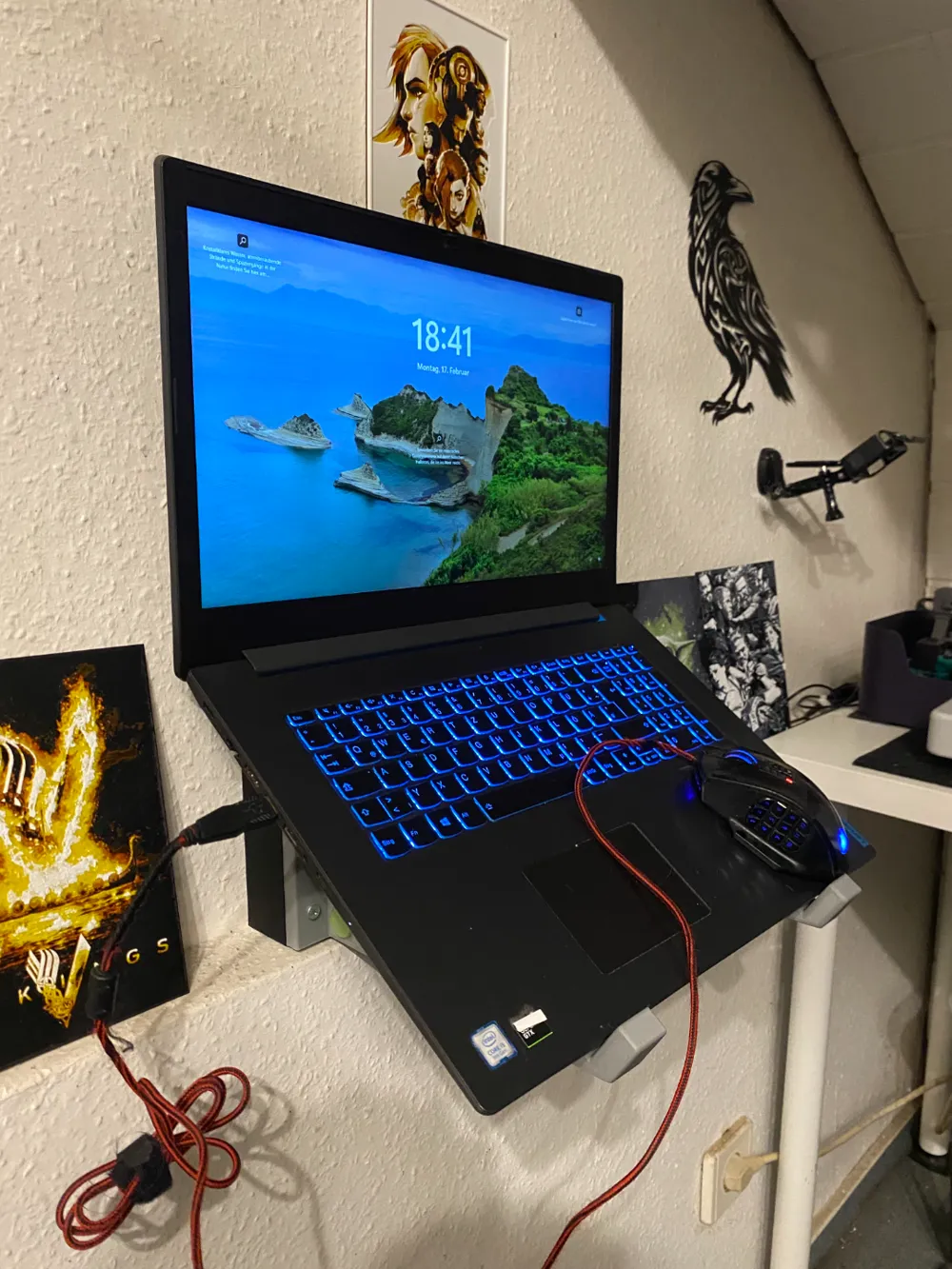 Laptop Wall Mount by Kojak.nr - MakerWorld