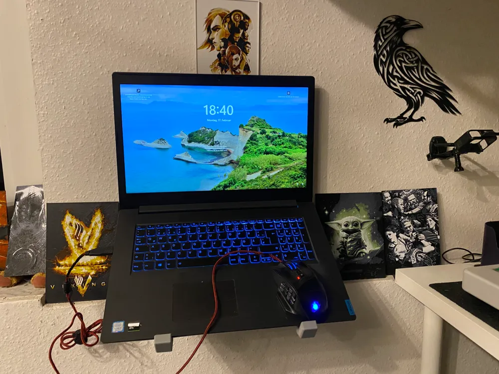 Laptop Wall Mount by Kojak.nr - MakerWorld