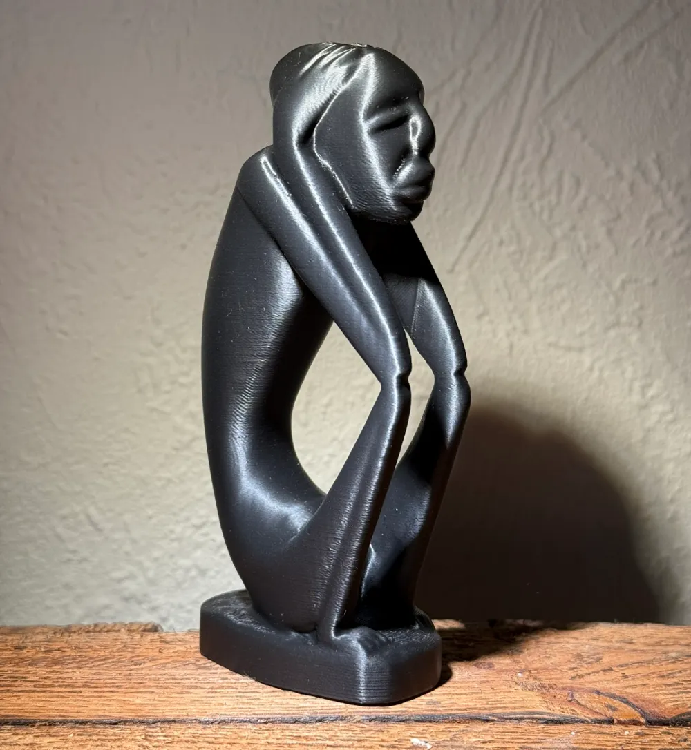 African Statue (O PENSADOR (the thinker)) by EchoWerk - MakerWorld