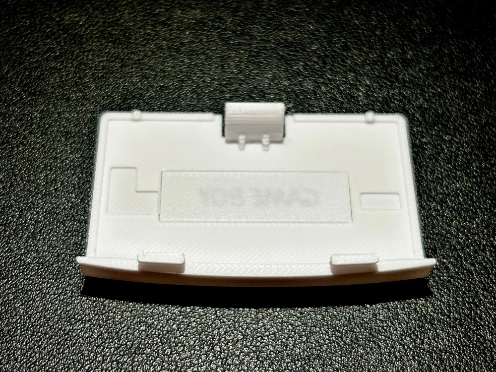 Game Boy Advance OEM Style Battery Cover NO GAPS! - Free 3D Print Model ...