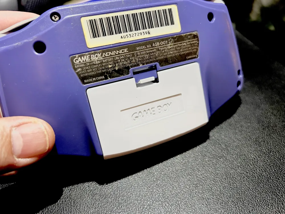 Game Boy Advance OEM Style Battery Cover NO GAPS! - Free 3D Print Model ...