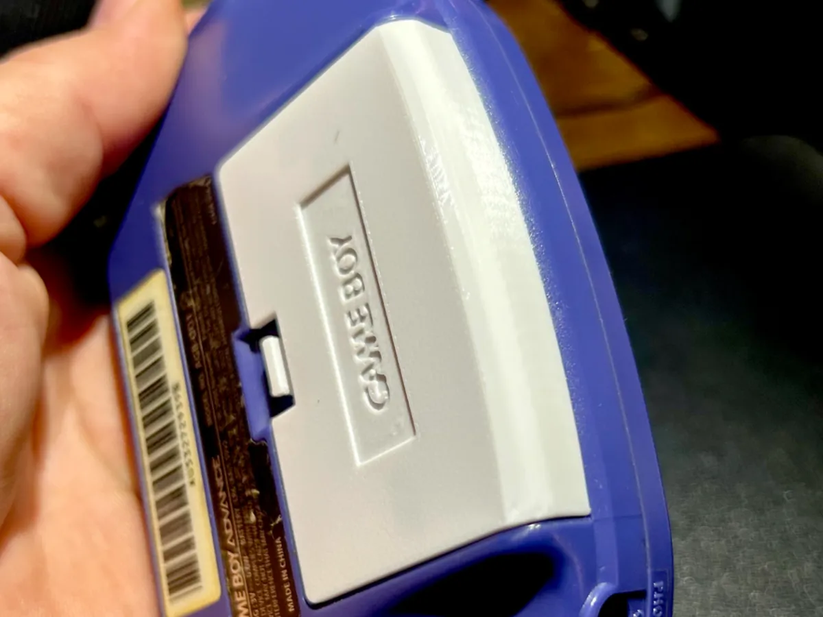 Game Boy Advance OEM Style Battery Cover NO GAPS! - Free 3D Print Model ...
