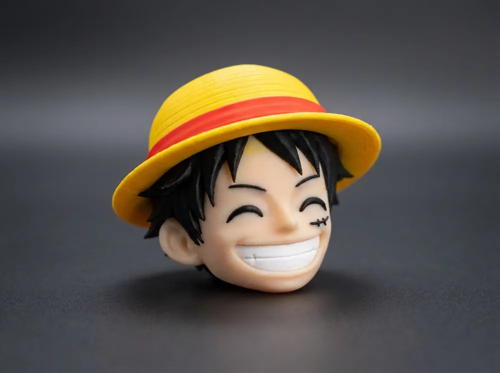 One piece Monkey D. Rufy Monkey D. Luffy keychain - Free 3D Print Model ...