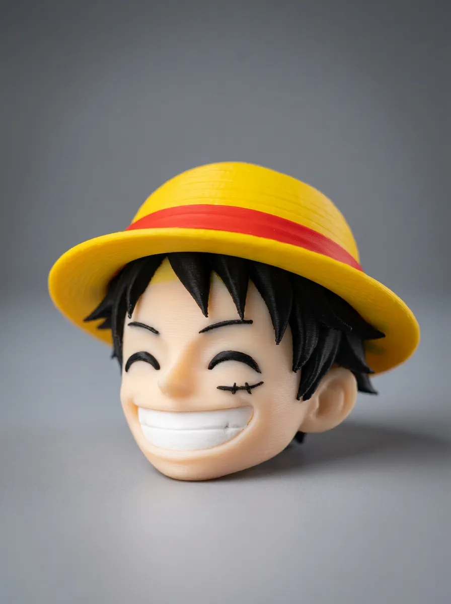 One piece Monkey D. Rufy Monkey D. Luffy keychain - Free 3D Print Model ...