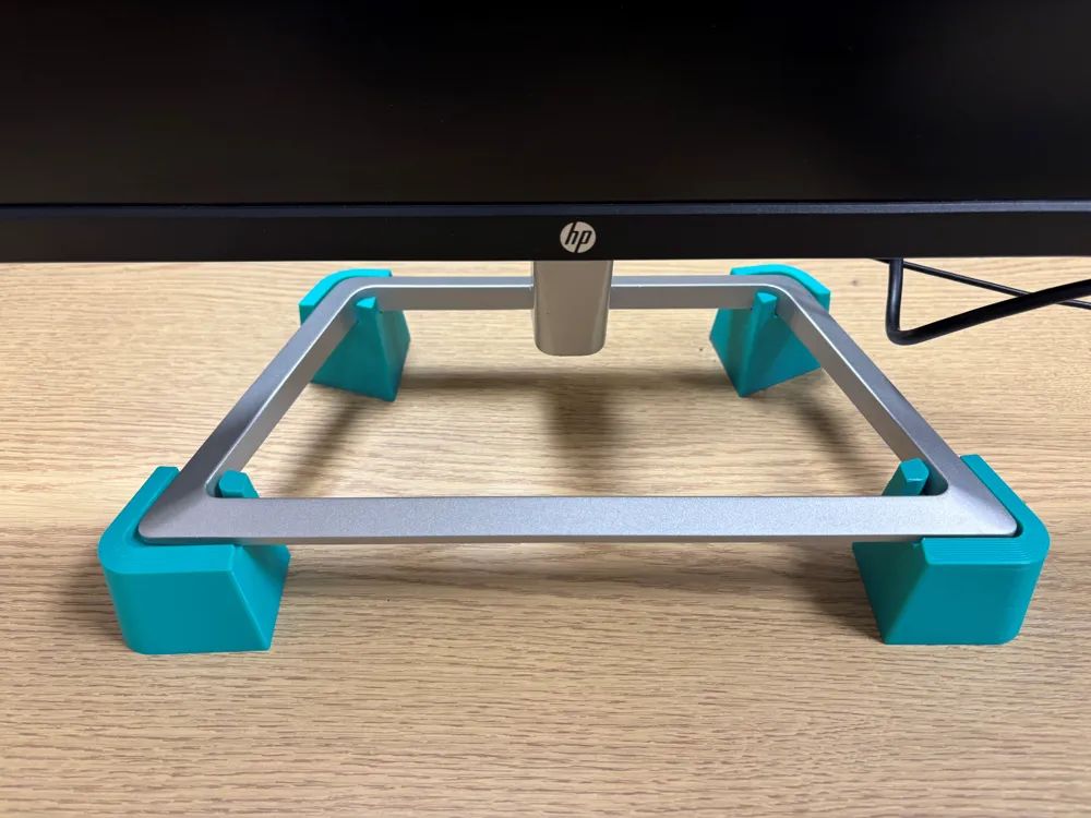 HP monitor stand risers / feet - Free 3D Print Model - MakerWorld