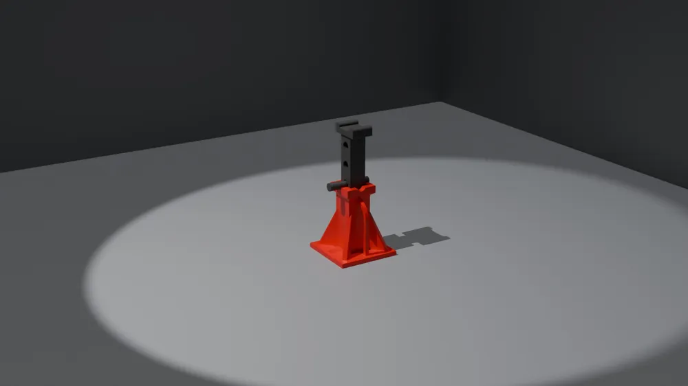 Miniature Heavy Duty Axle Support for diorama 1:18 by Wilhelmus ...