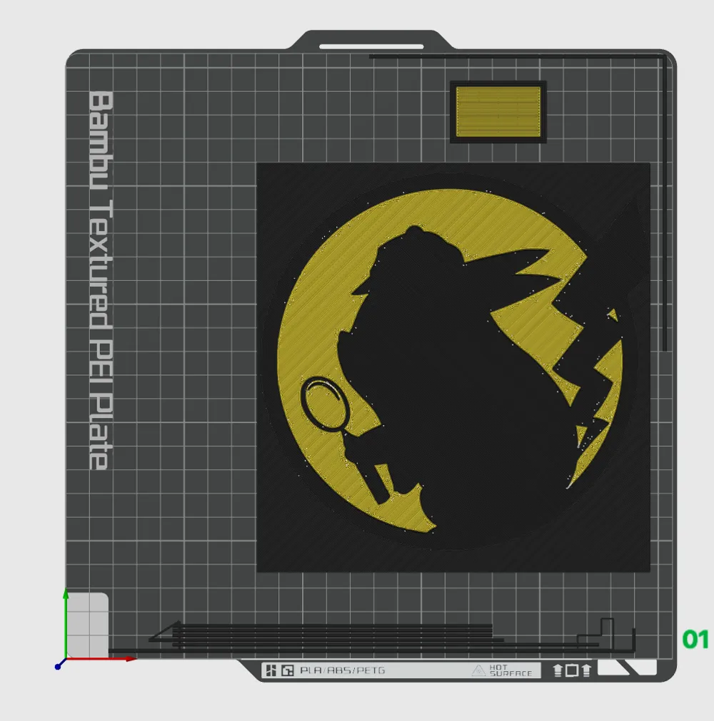 Detective Pikachu / Wall Art / Pokemon / 2d art by 3D Prints This Week ...