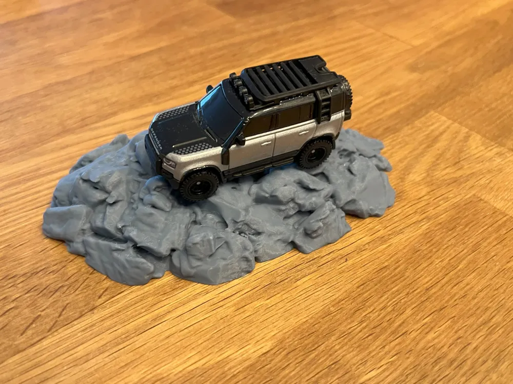 ROCK Terrain for your Hotwheel matchbox majorette - Free 3D Print Model ...