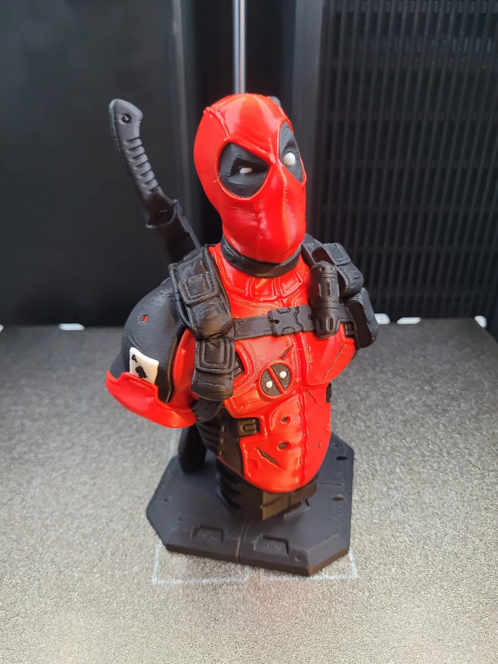 Deadpool Bust by eastman.xyz Remixed by R3DPanda MakerWorld: Download ...