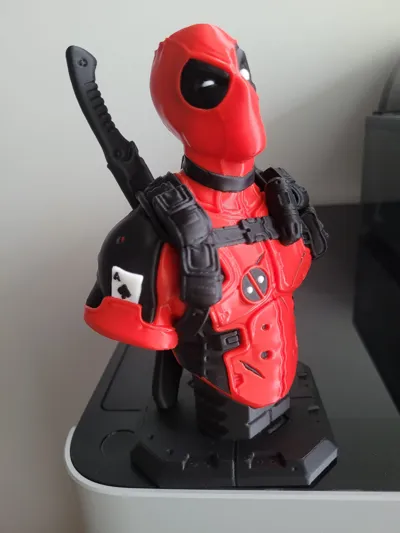 Deadpool Bust by eastman.xyz Remixed by R3DPanda MakerWorld: Download ...