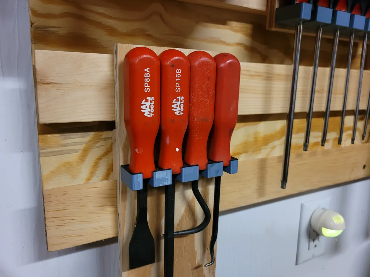 Halterung für MAC-Schaber- und Pick-/Haken-4er-Set von NotGrounded ...