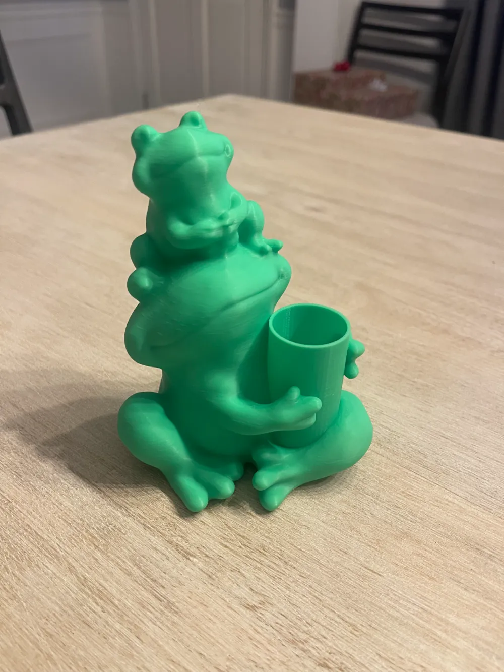 Frog Holder (with and without printed container) by ShapeShift 3D ...