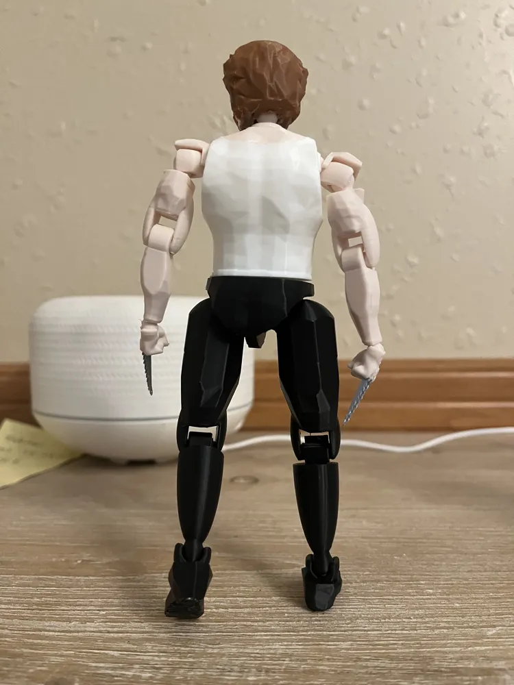 Wolverine action figure by Precision 3-D MakerWorld: Download Free 3D ...