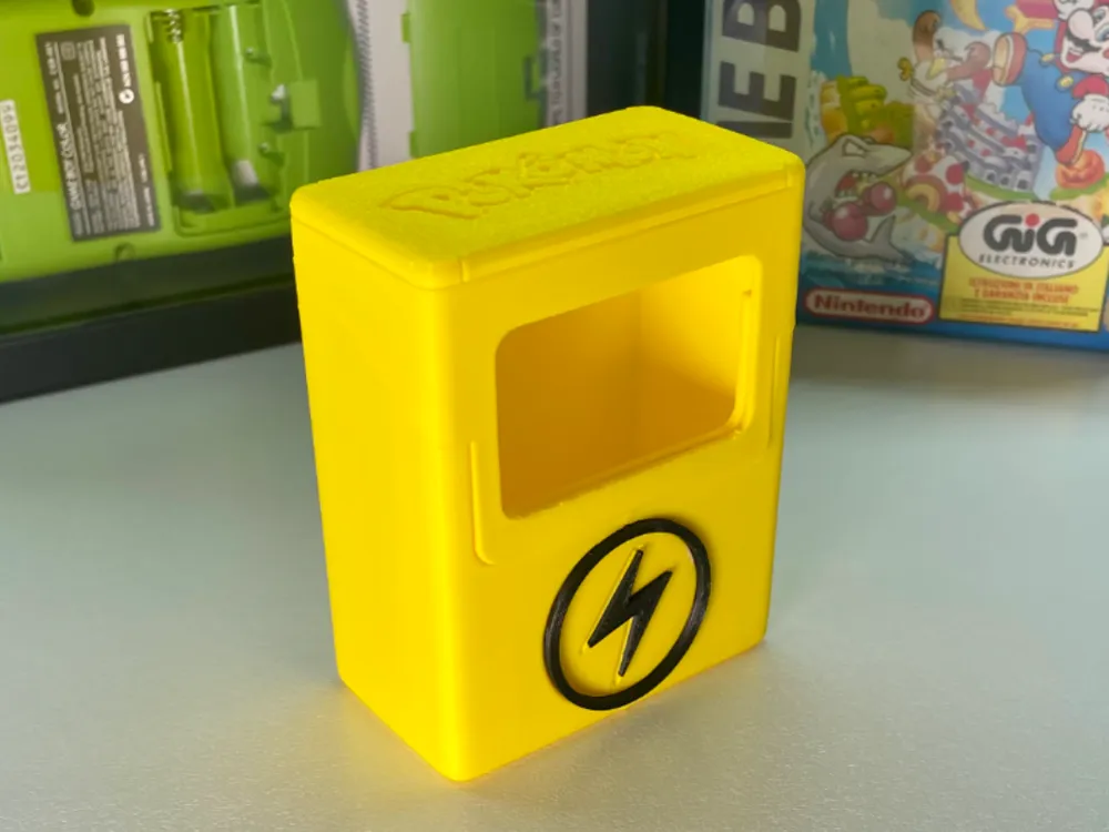 Pokémon Card Holder with Electric Energy Detail - Free 3D Print Model ...