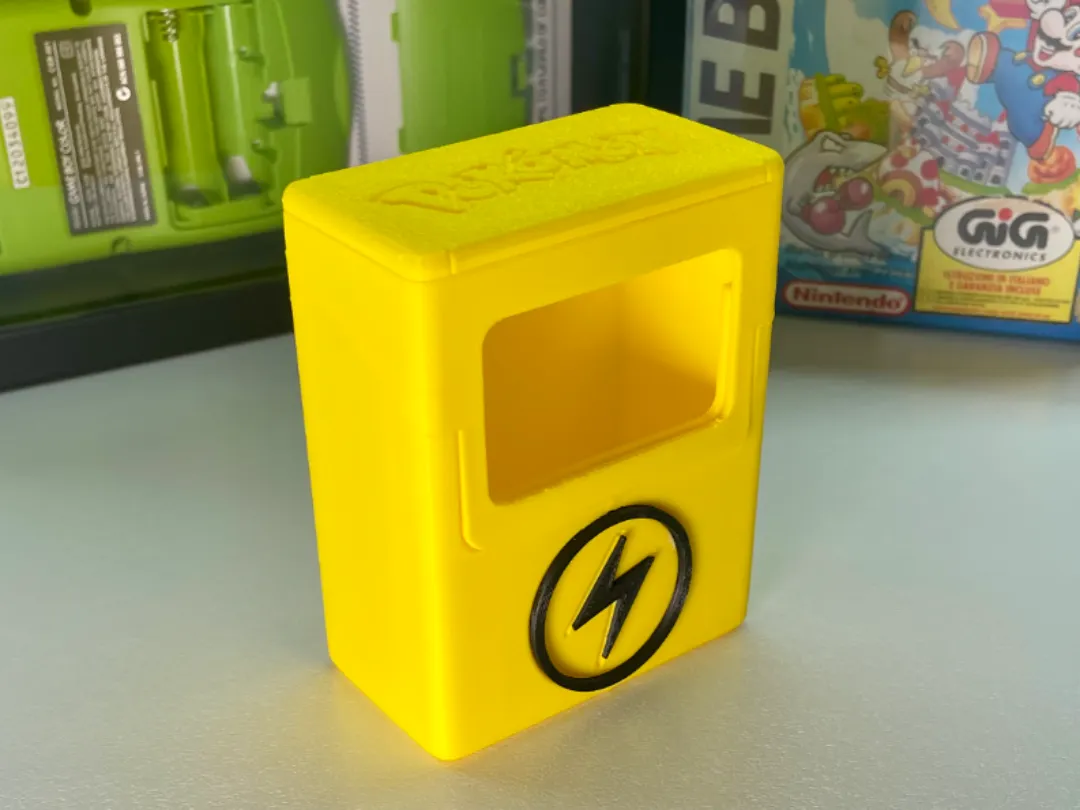 Pokémon Card Holder with Electric Energy Detail - Free 3D Print Model ...