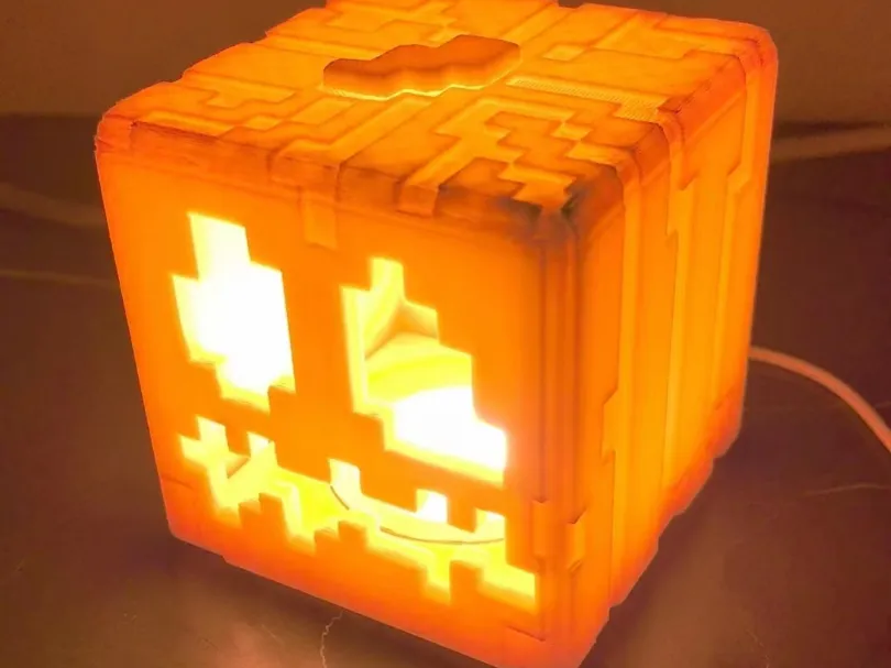 MC Pumpkin Lamp by 黄金体验 - MakerWorld