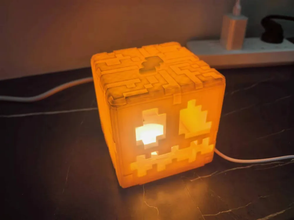 MC Pumpkin Lamp by 黄金体验 - MakerWorld