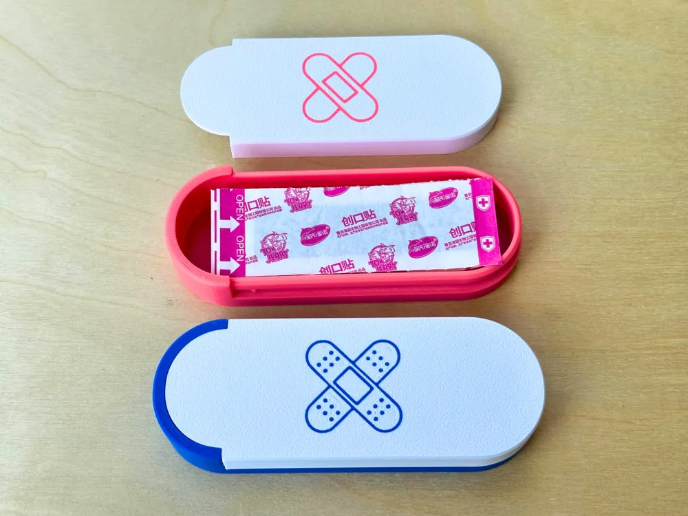 Band-Aid Slide Case / Small Parts Box - Free 3D Print Model - MakerWorld