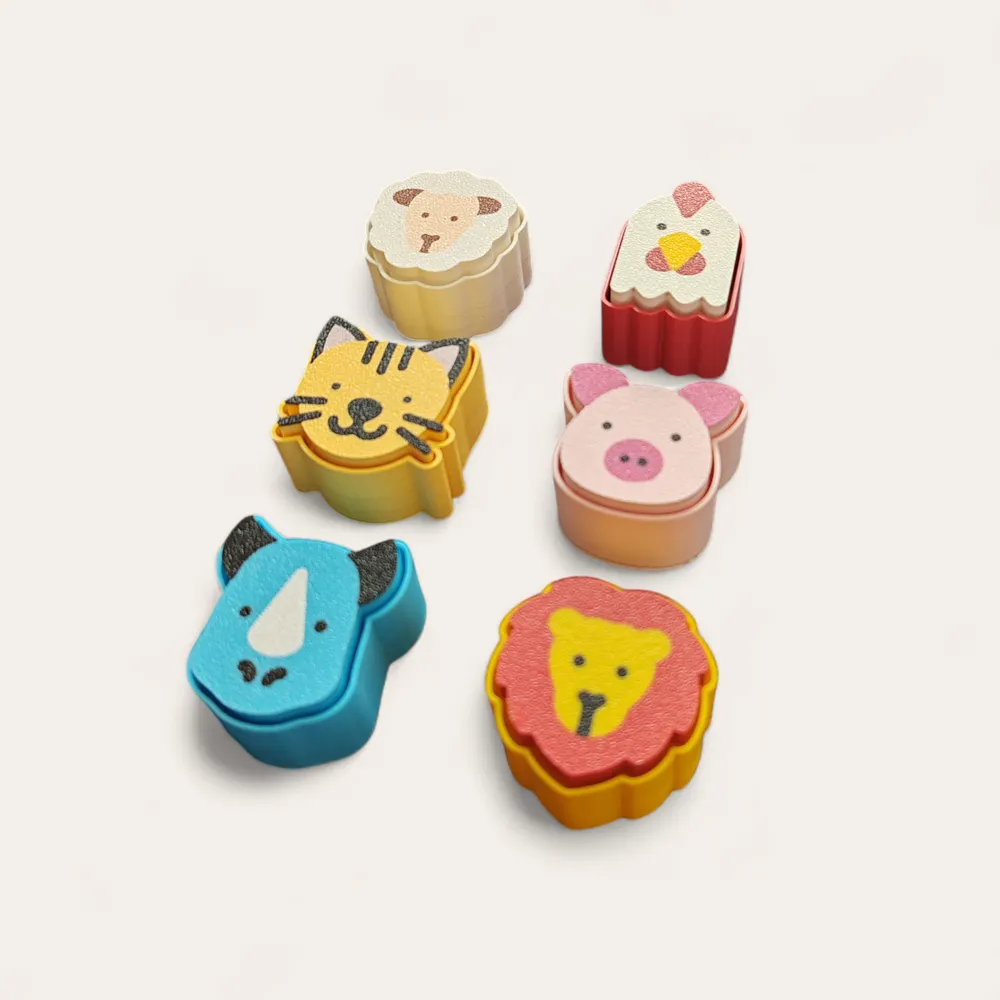Animals - Fidget Clicker Pack (Great for Kids!) - Free 3D Print Model ...
