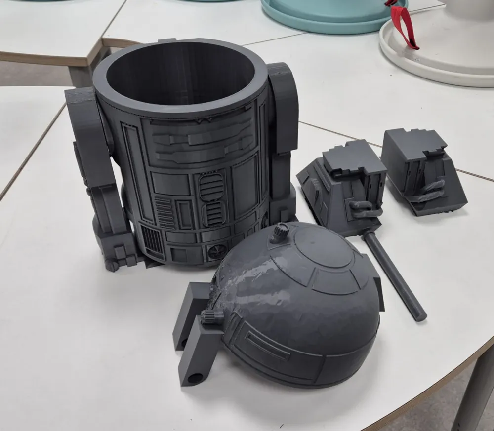 R2D2 container - Free 3D Print Model - MakerWorld