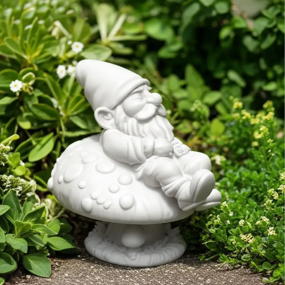 Napping Gnome on Mushroom by Juganof MakerWorld: Download Free 3D Models