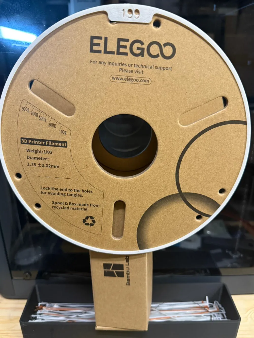 AMS spool adapter for all 199mm cardboard spools by dani.ostermeier ...