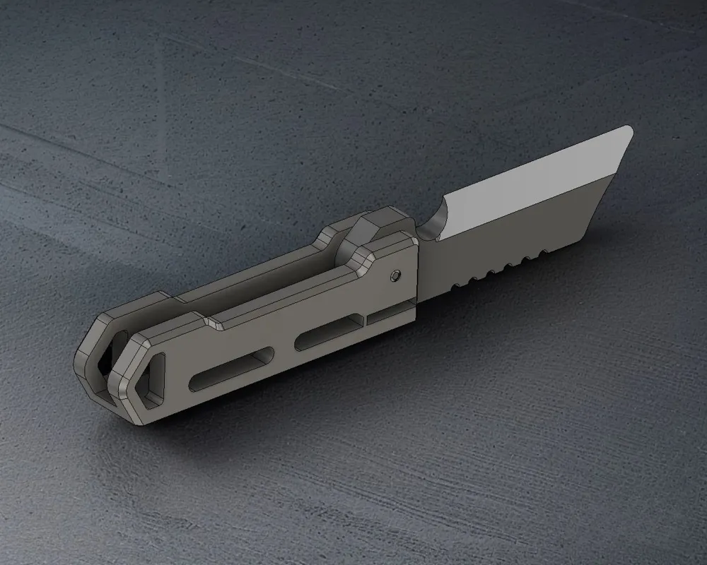 Folding Keychain Knife by FileForge - MakerWorld