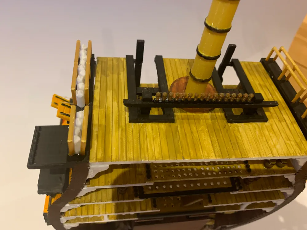 HMS VICTORY CROSS SECTION MODEL - Free 3D Print Model - MakerWorld