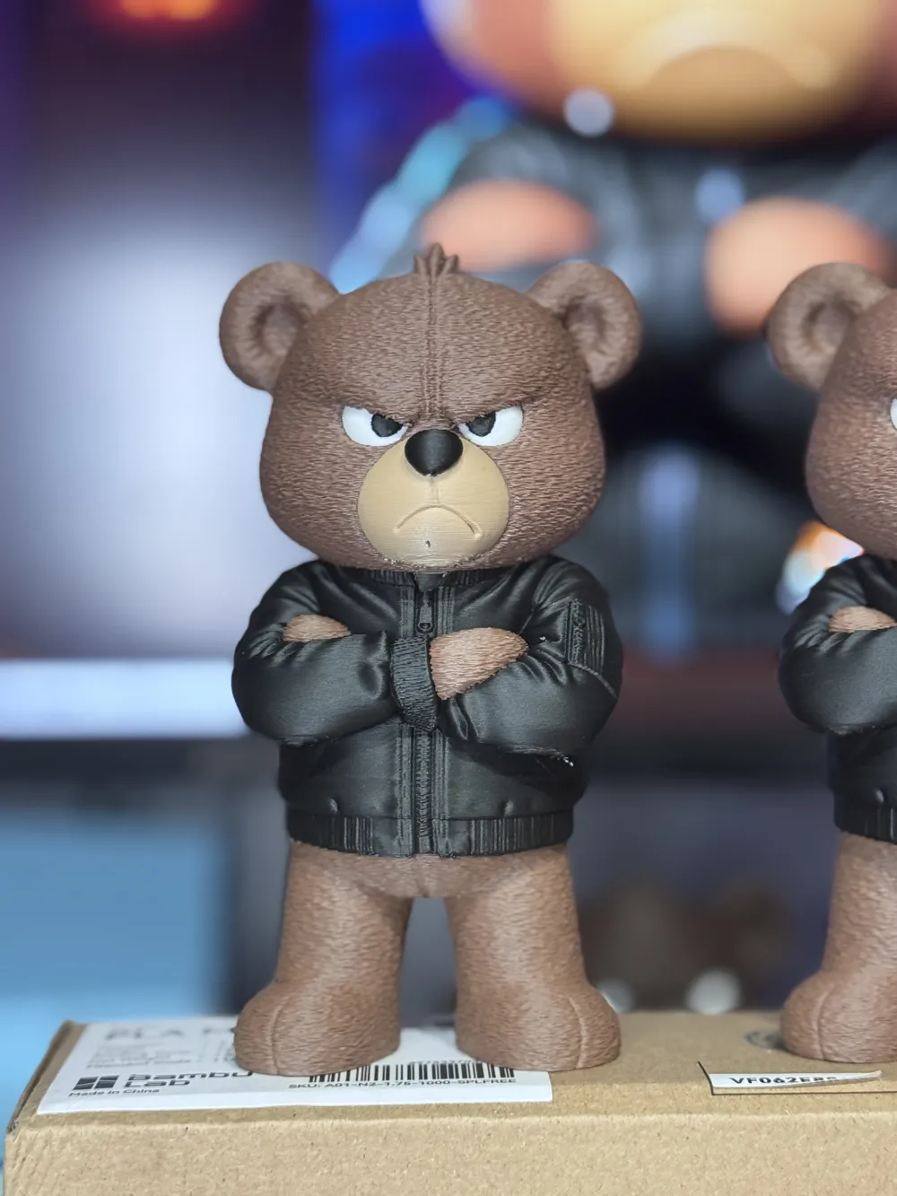 Tu n'entres pas ici, ours grognon - Modèle d'Impression 3D Gratuit ...