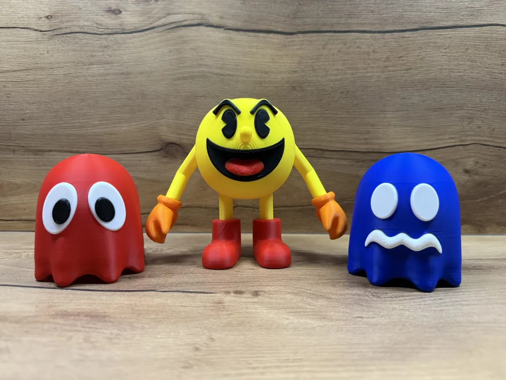 Fantome Pac-Man multipart NO AMS by mika MakerWorld: Download Free 3D ...