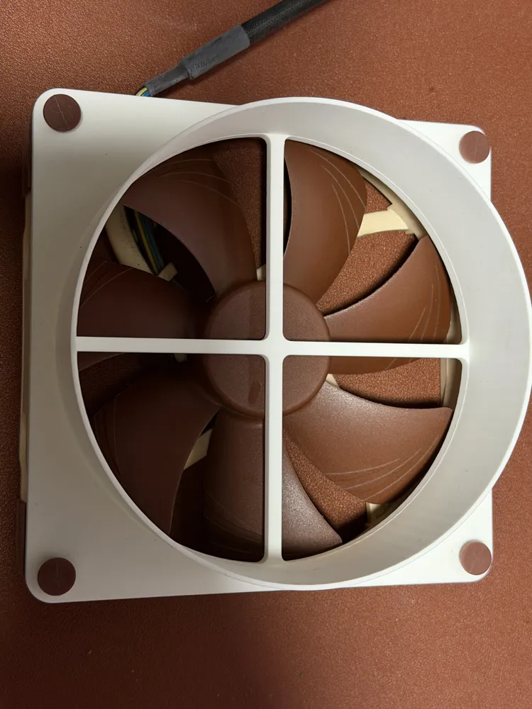 PC-Fan mount for 125mm Ventilation ducting - Free 3D Print Model ...