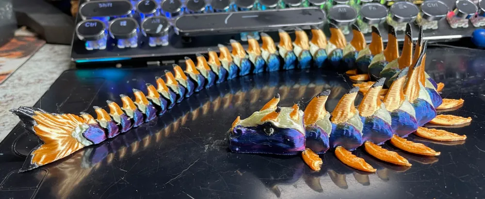 Sea Serpent 2 by Auntie Fa MakerWorld: Download Free 3D Models