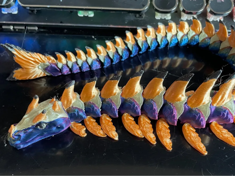 Sea Serpent 2 by Auntie Fa MakerWorld: Download Free 3D Models